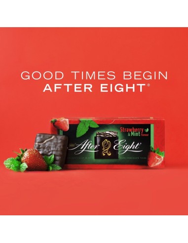 After Eight Strawberry thins