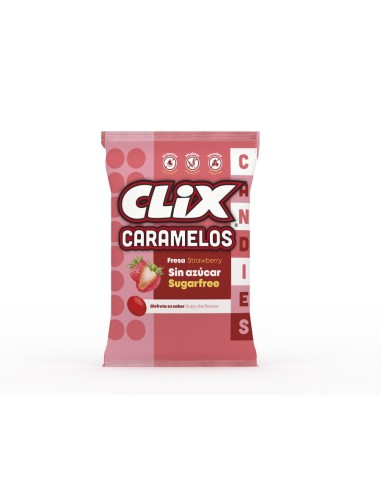 Clix Strawberry sugar free candies