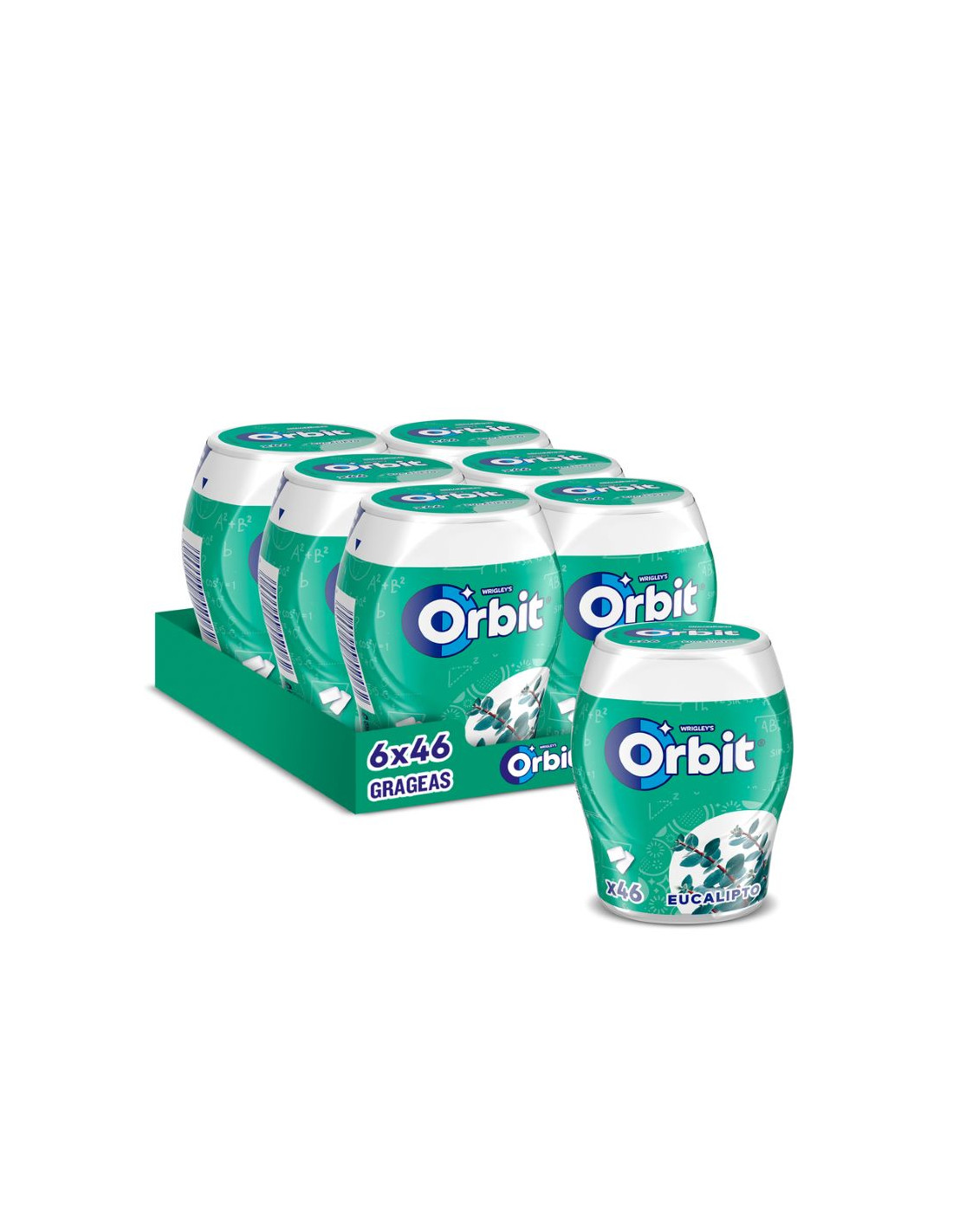 Chicle Orbit Eucalipto Bote | Confitelia.com