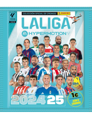 Pack lanzamiento Liga Hypermotion 2024-25 de Panini