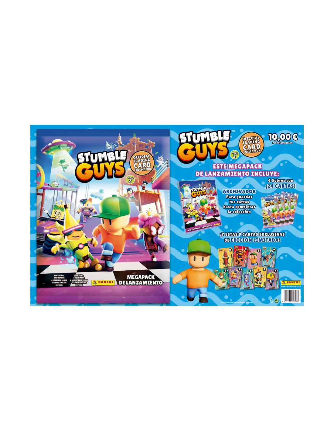 Pack lanzamiento Stumble Guys 2 de Panini