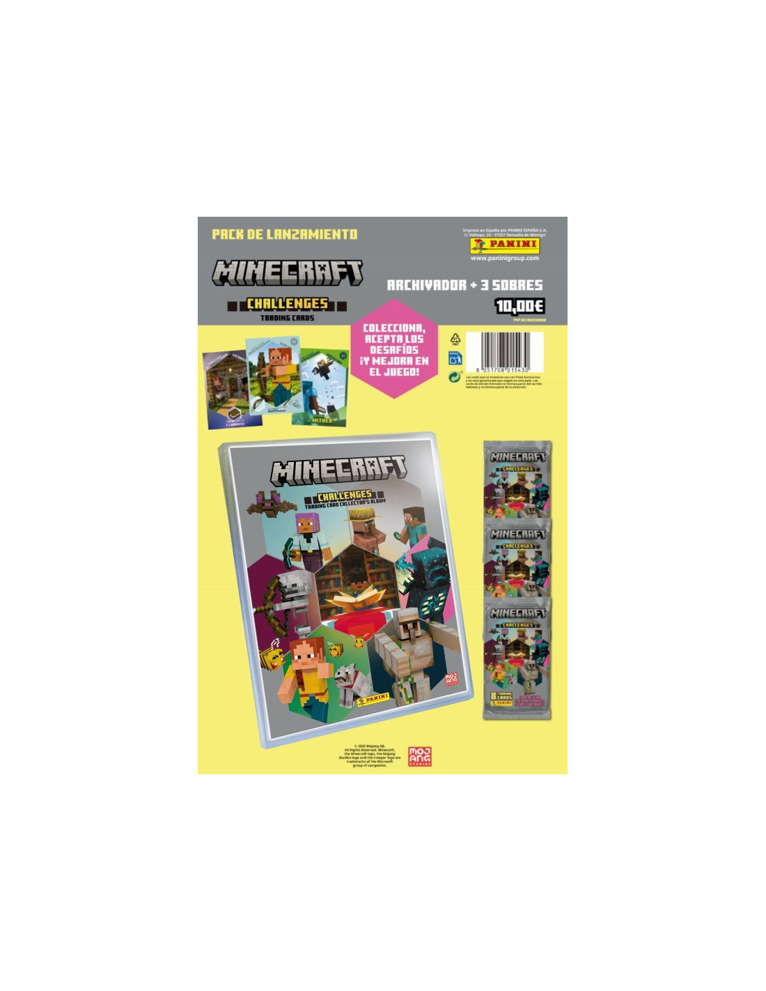 Pack lanzamiento Minecraft 2 de Panini